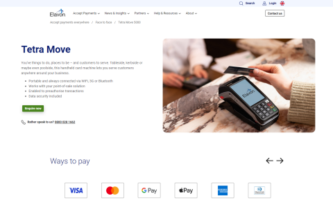 Tetra Move 5000 - Elavon IE