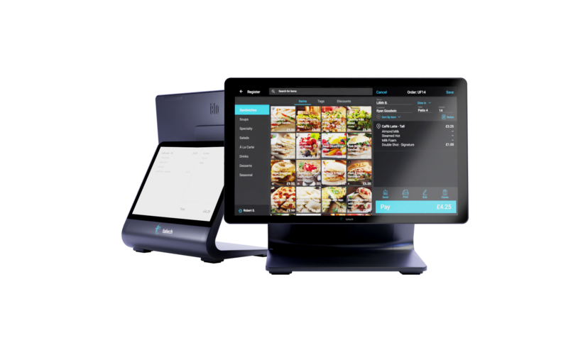 talech register - Face to Face - Elavon IE